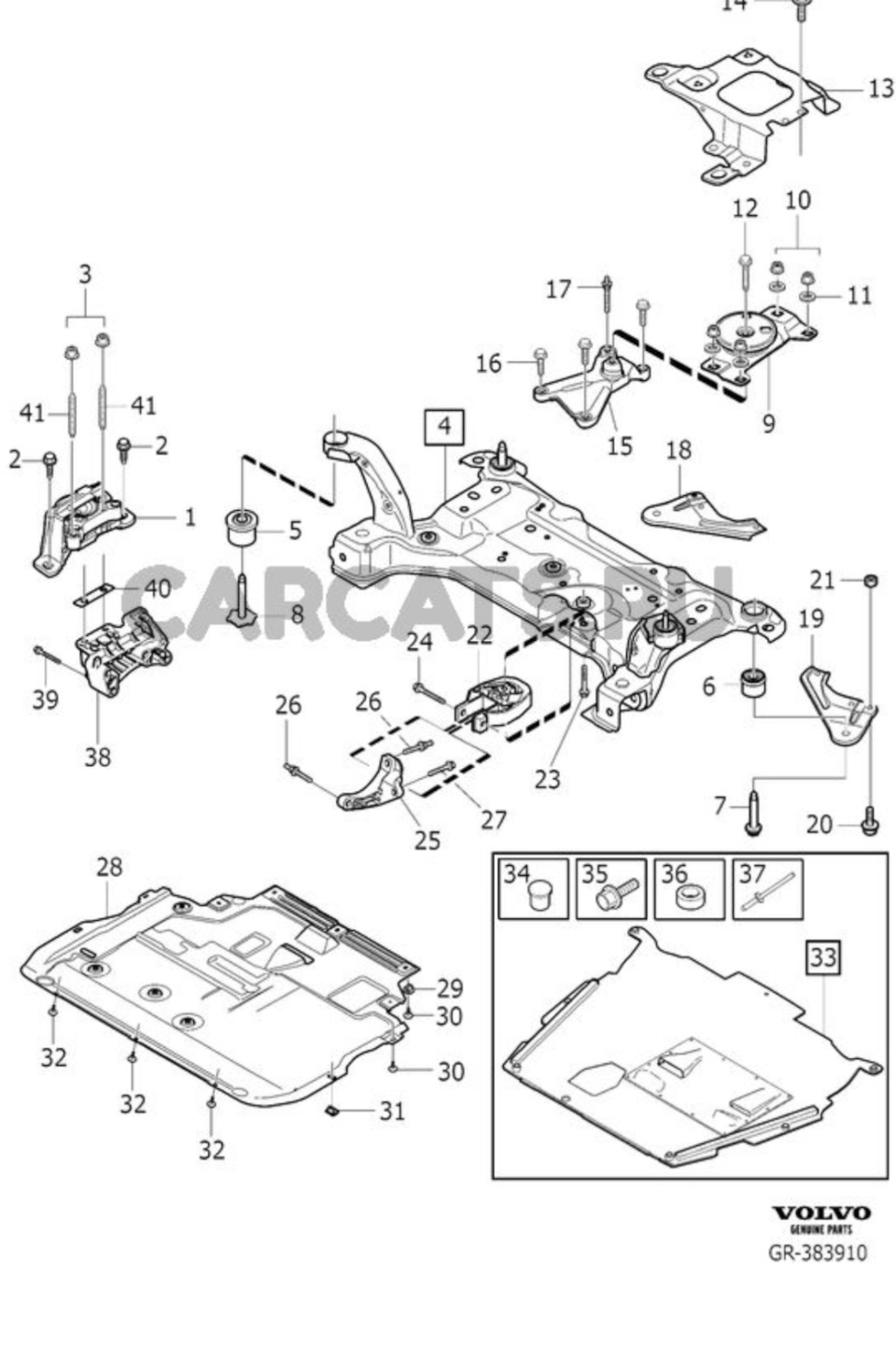 Замена опор двигателя/РКПП и установка салонного фильтра — Volvo V40 ...