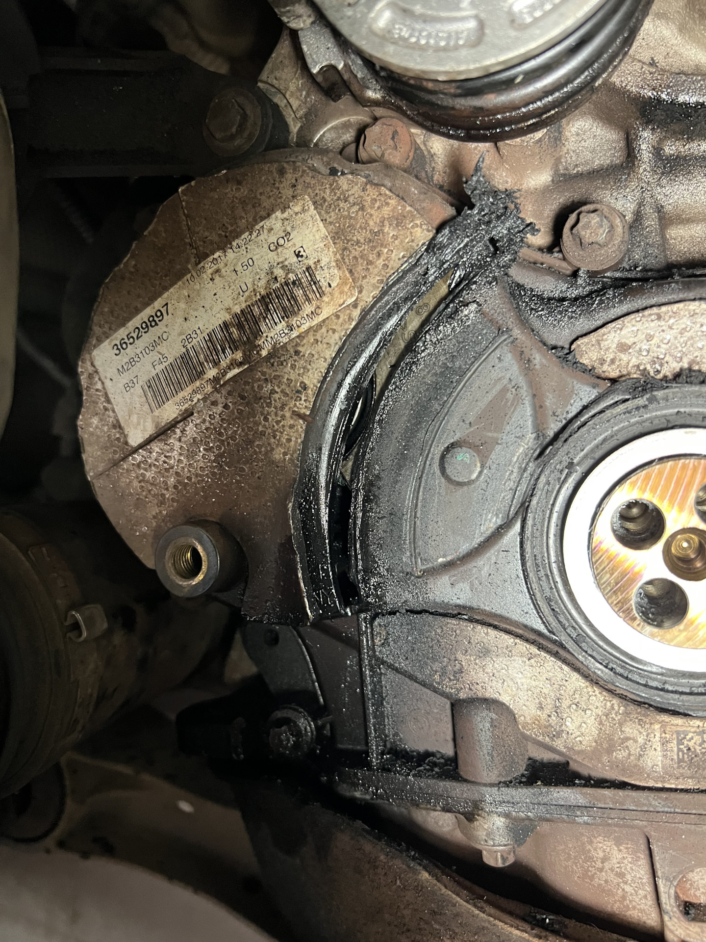 Демпфер, натяжитель и ремень — BMW X1 (F48), 1,5 л, 2017 года | поломка ...