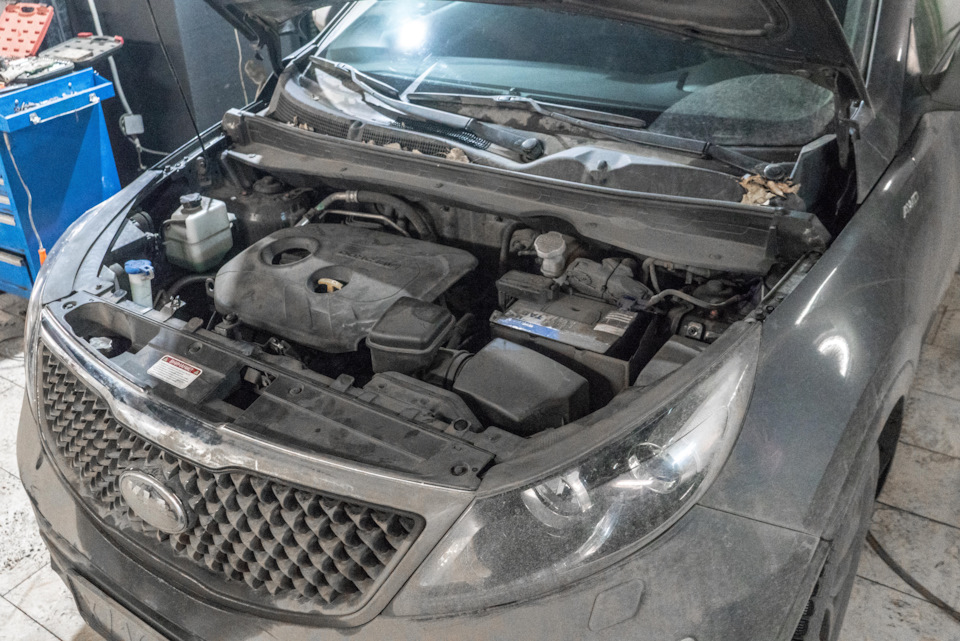 Kia Sportage SL 2.0L удаление каталаизатора — Катанет на DRIVE2