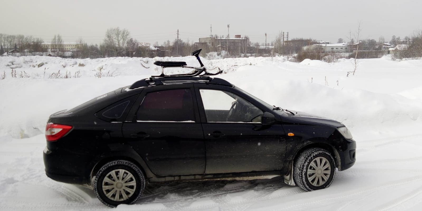 Багажник на гранту Лифт-бэк — Lada Гранта Лифтбек (1G), 1,6 л, 2015 ...