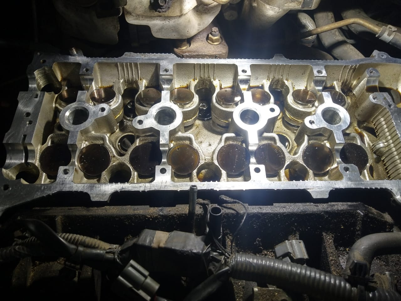 Замена цепи ГРМ-день 2. — Nissan Juke (1G), 1,6 л, 2011 года | плановое ...