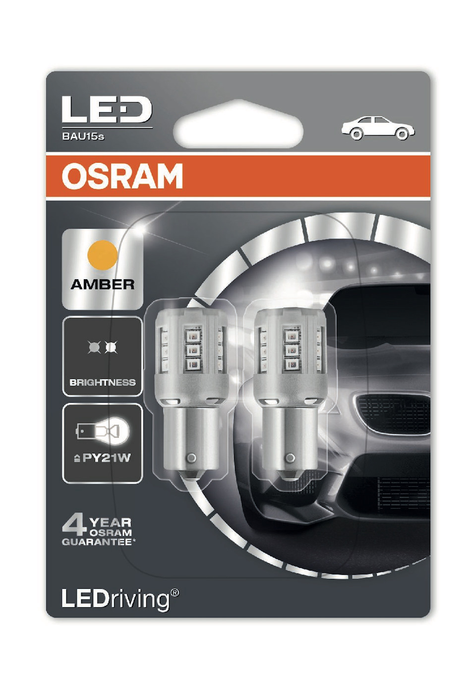 Лампы в поворотники, Osram Ledriving py21w — BMW 3 series (F30), 2 л ...