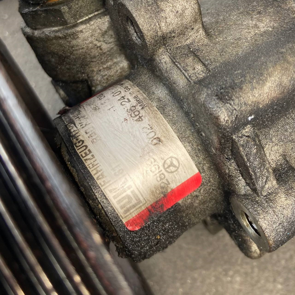 Обновление ГУР и новый ремень M112 05.25 — Mercedes-Benz E-Class (W210 ...