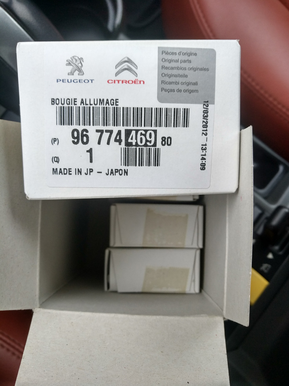 Выбор свечей для EP6 — Peugeot 508 (1G), 1,6 л, 2012 года | расходники ...