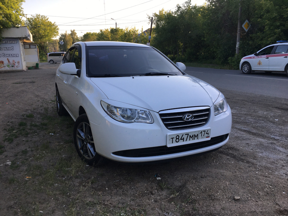 Реснички — Hyundai Elantra (4G), 1,6 л, 2009 года | тюнинг | DRIVE2