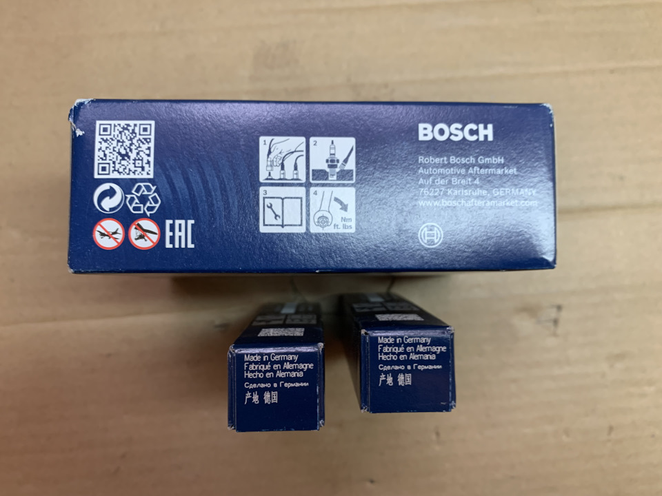 Свечи зажигания Bosch Gen3 EA888 1.8 2.0 TSI TFSI на Skoda Kodiaq (1G ...