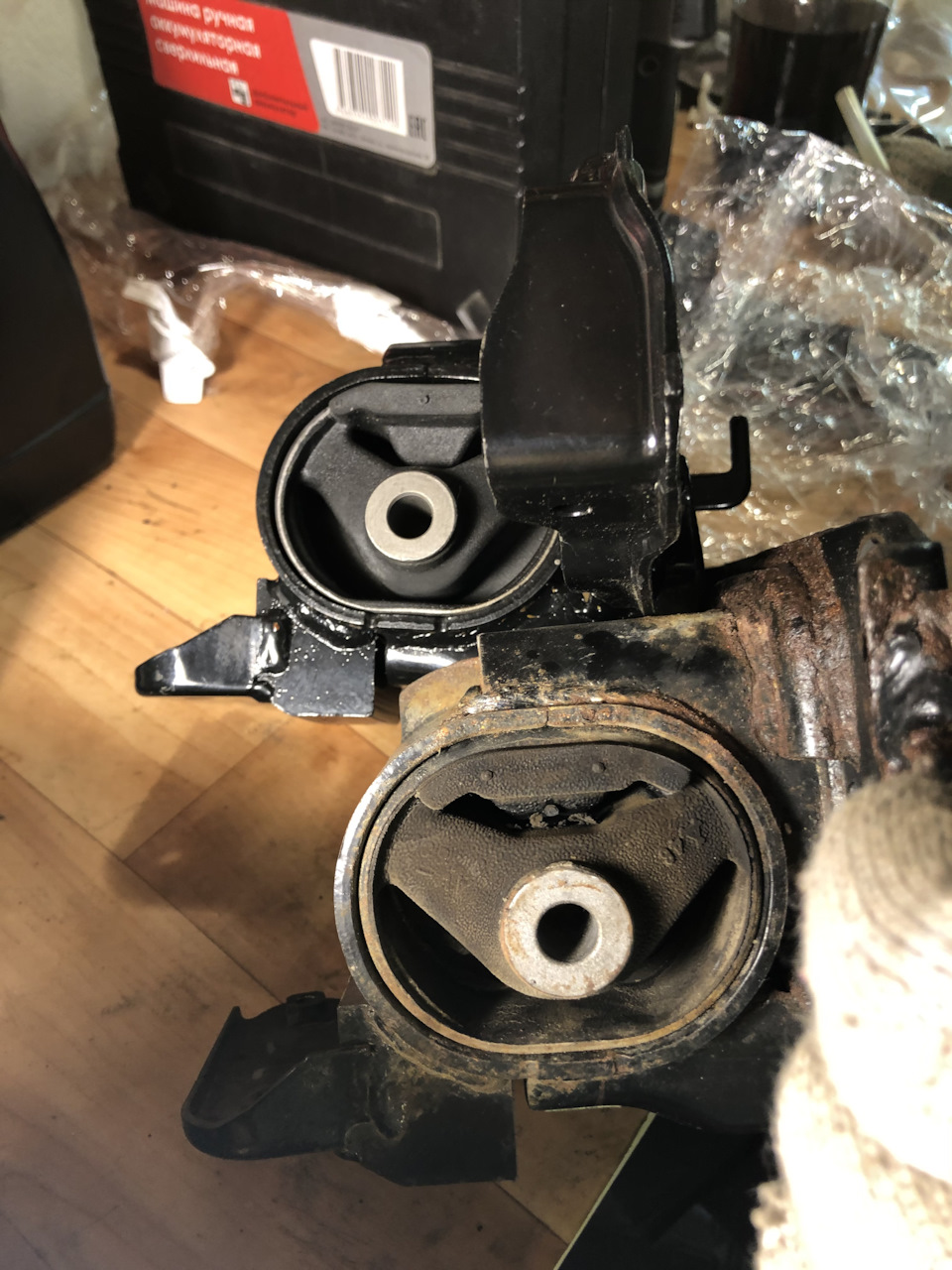 Замена опор двигателя 2az-fe — Toyota RAV4 (III), 2,4 л, 2012 года ...