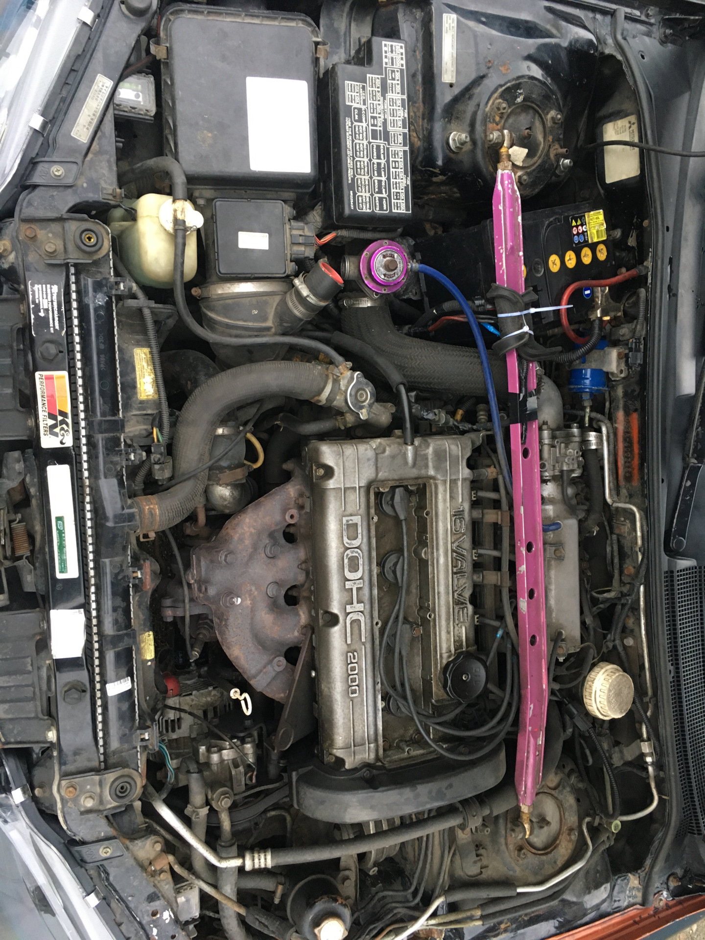 Движок 4g63t — Mitsubishi Eclipse (2G), 2 л, 1998 года | техосмотр | DRIVE2