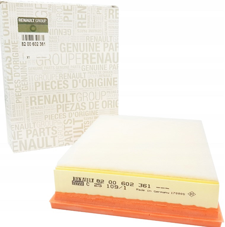 8200602361 Фильтр воздушный двигателя RENAULT | Запчасти на DRIVE2