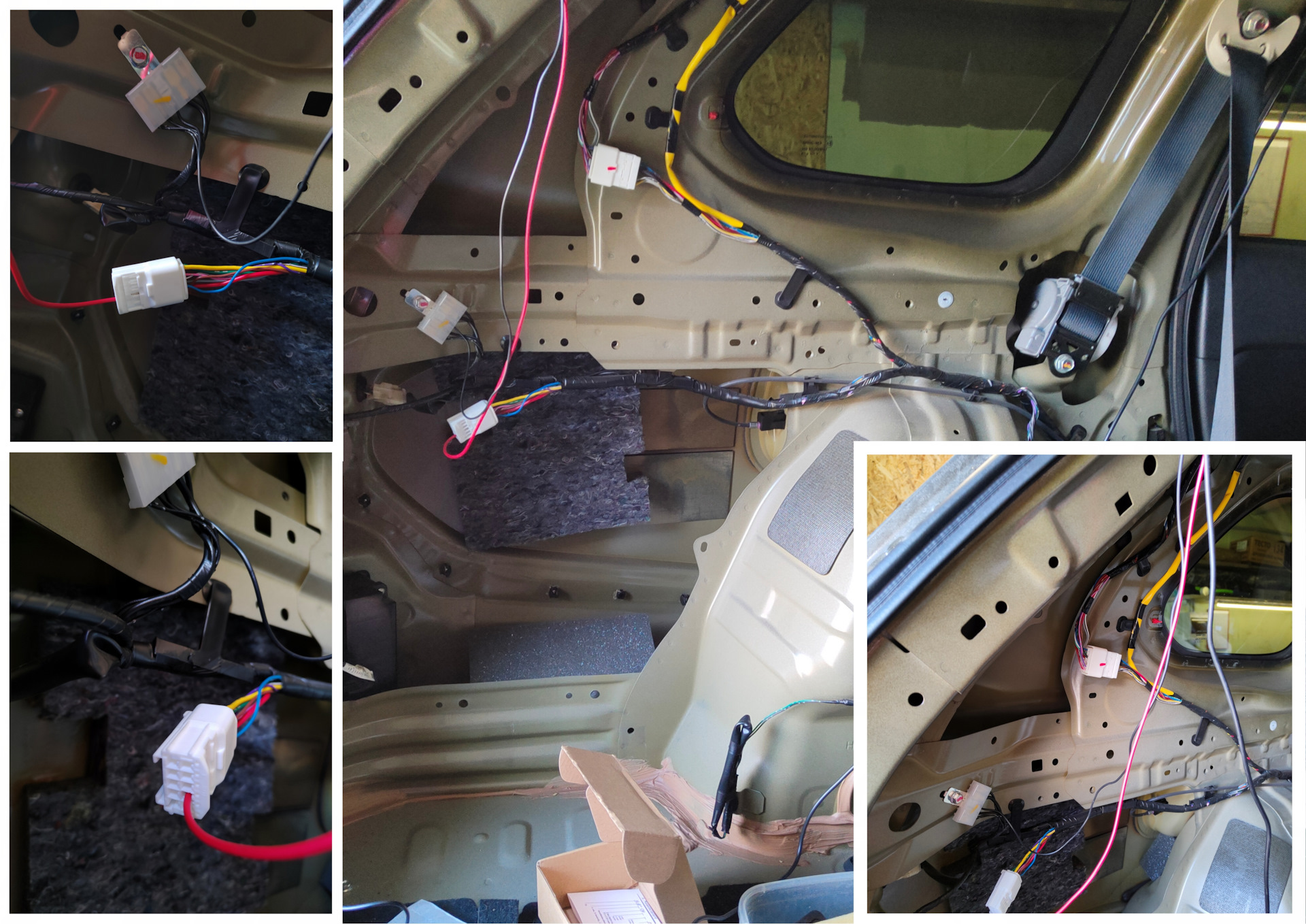 Доустановка электропривода багажника, замена камеры ЗХ и установка ...