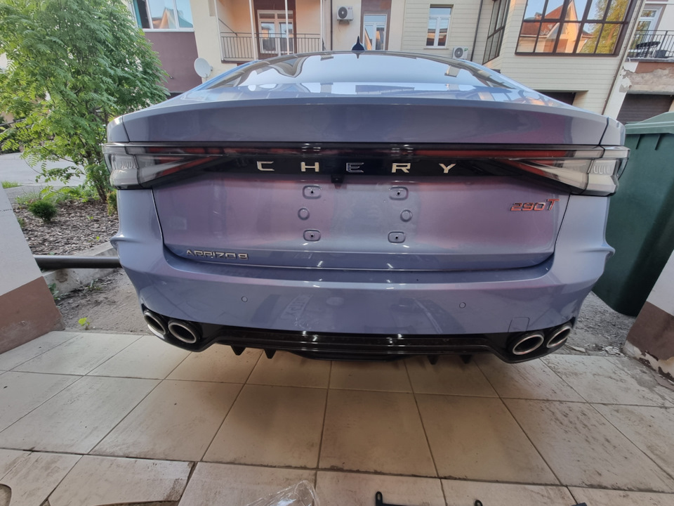 Адаптер номерного знака — Chery Arrizo 8, 1,6 л, 2023 года | аксессуары ...