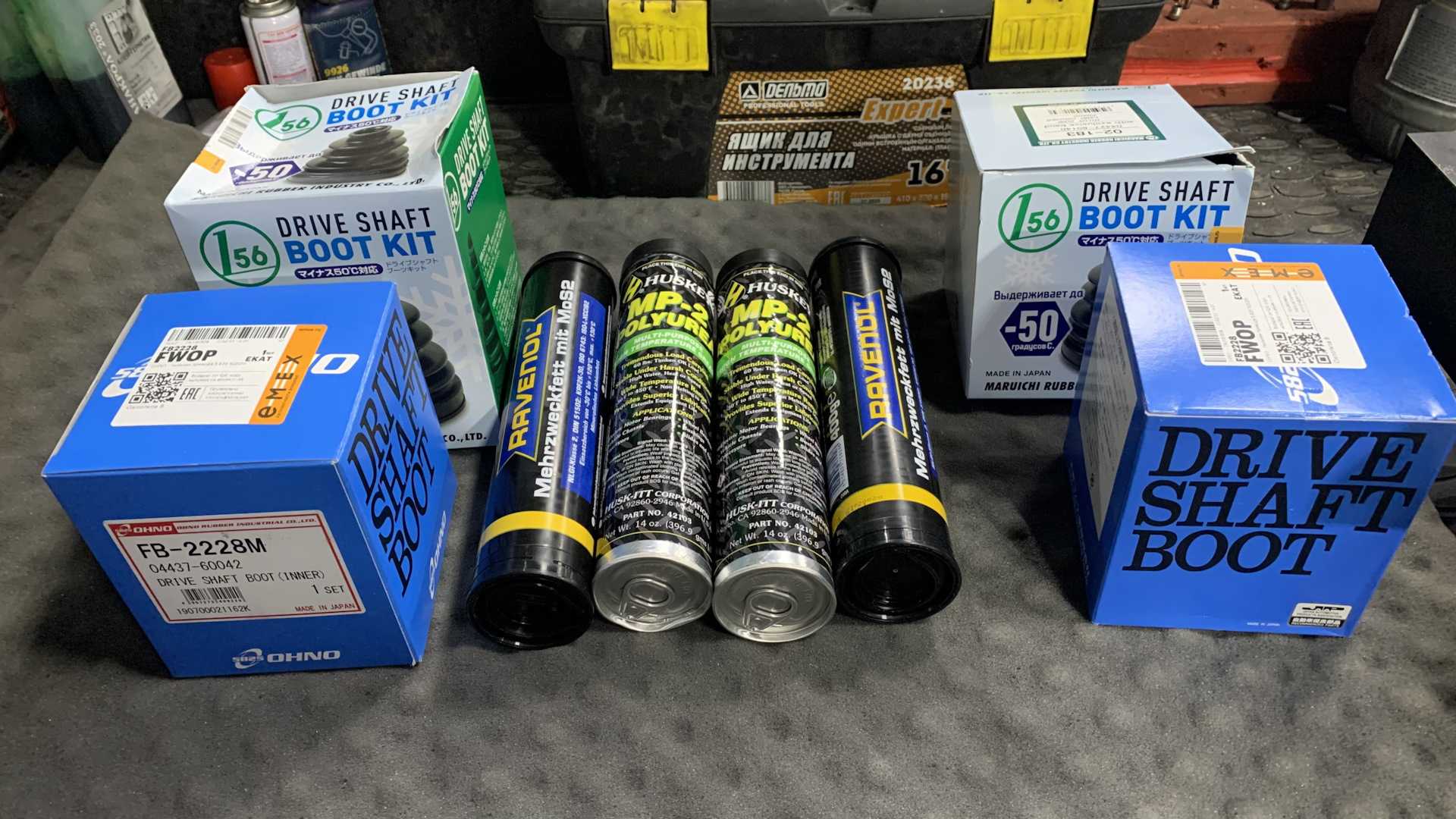 ☑ Замена пыльников привода и смазки для триподов Прадо120 ☑ — Toyota ...