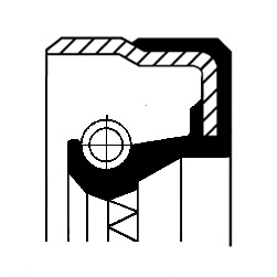 01036457B Уплотняющее кольцо, раздаточная коробка CORTECO | Запчасти на ...