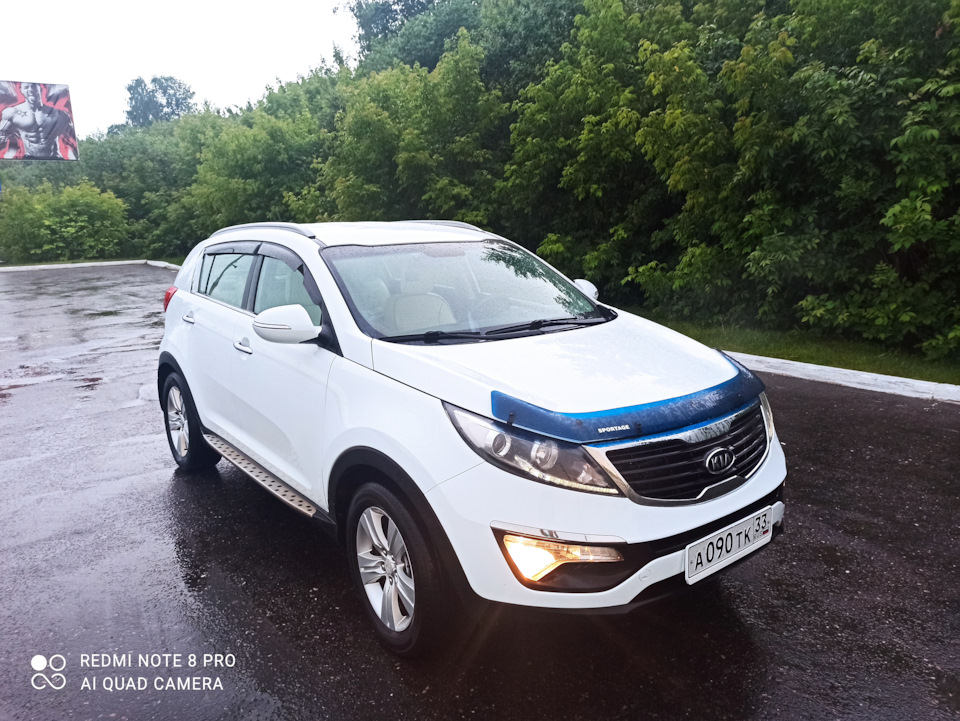 Стайлинг — Пороги Tomato — KIA Sportage (3G), 2 л, 2011 года | стайлинг | DRIVE2