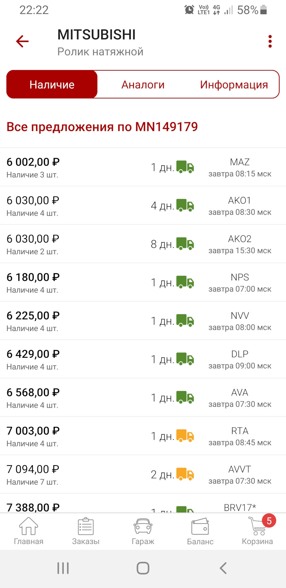 MN149179 Натяжитель в сборе OEM Mitsubishi | Запчасти на DRIVE2