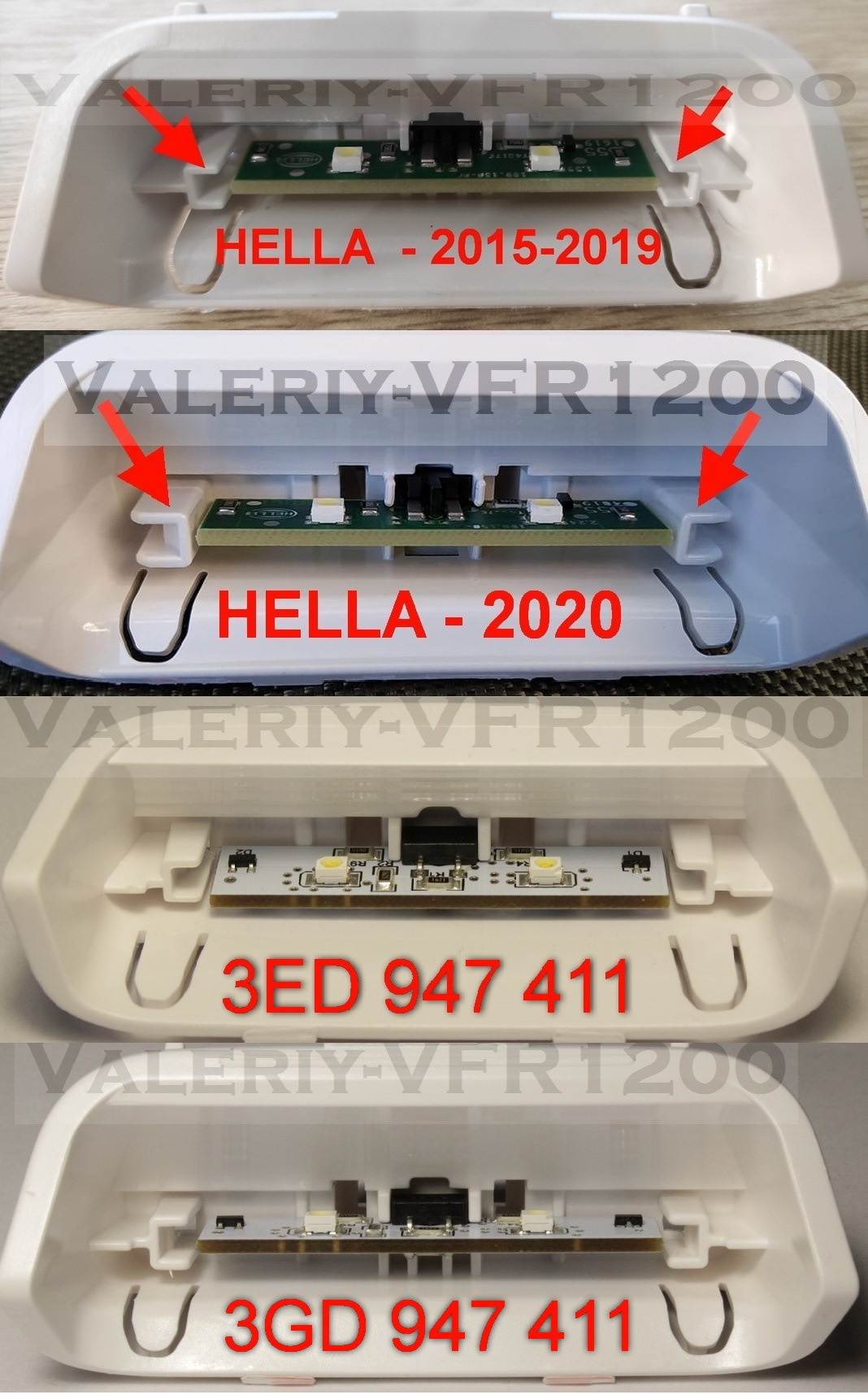 Обновленная LED подсветка в двери Passat B8. B7. CC — 3G0947411 ...