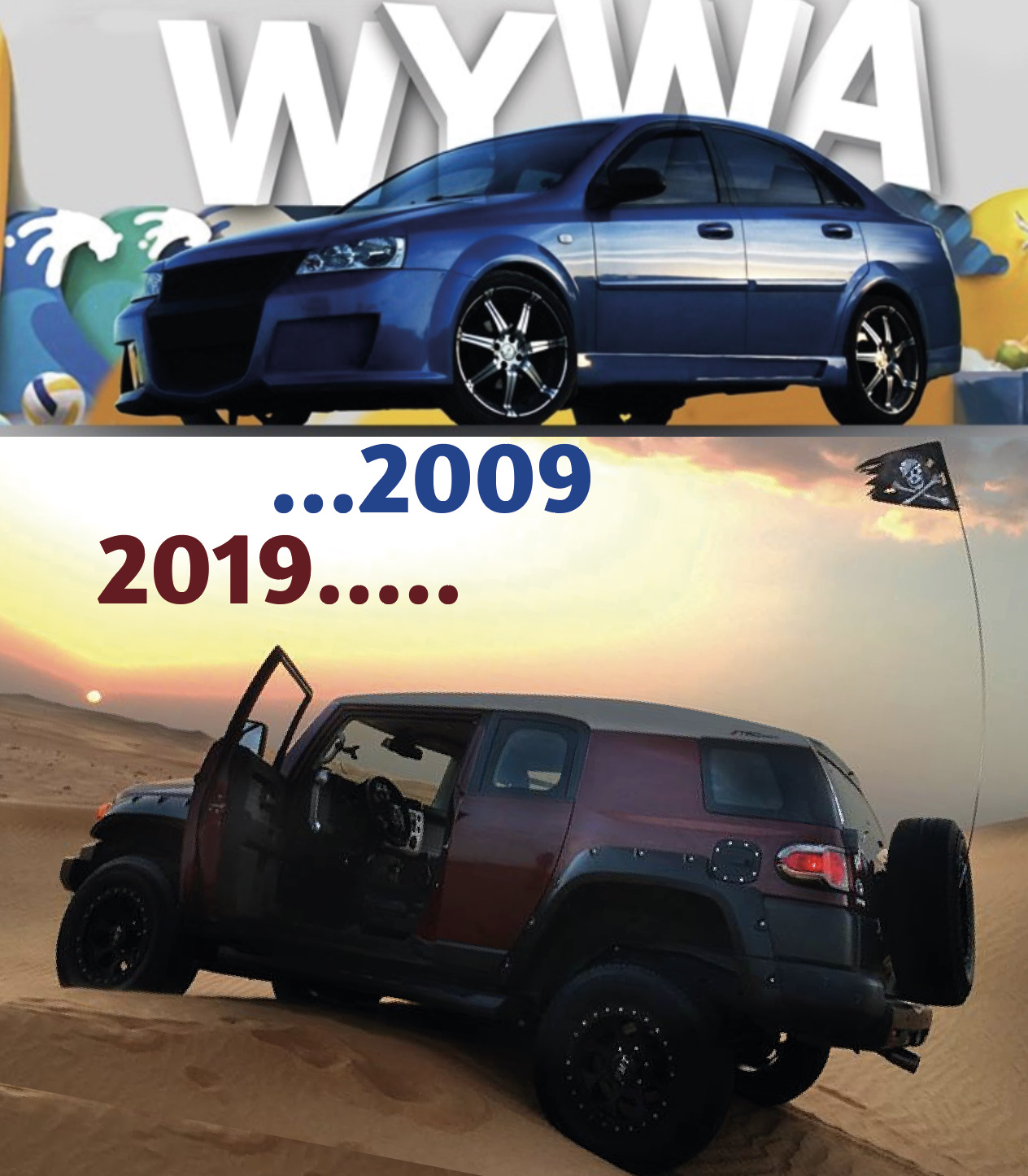 2009 VS 2019 — Toyota FJ Cruiser, 4 л, 2010 года | видео | DRIVE2