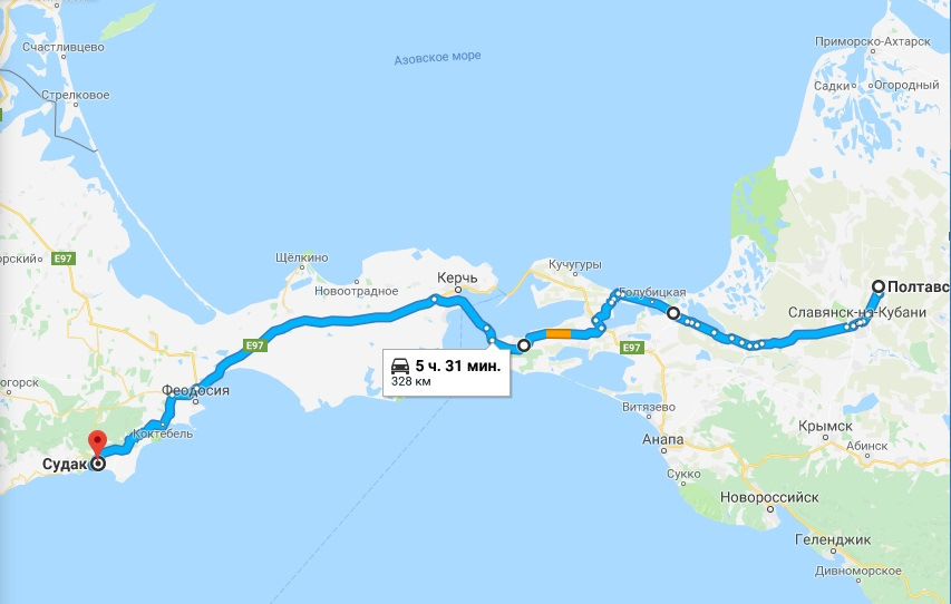 Поездка в Крым -часть 1. — Volkswagen Polo Sedan, 1,6 л, 2012 года ...