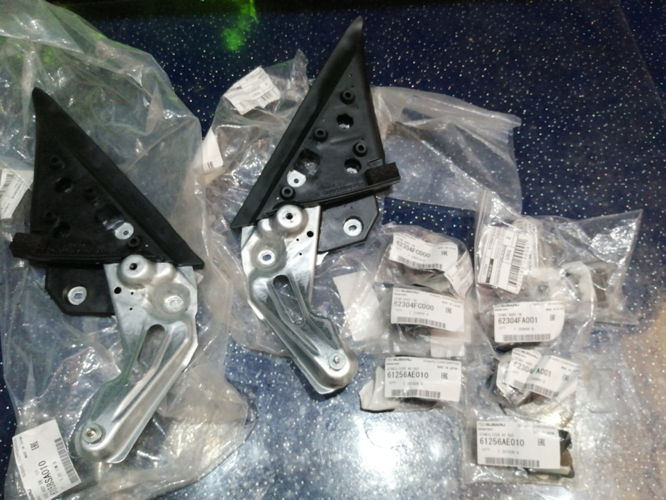 Замена уголков дверей и бархоток — Subaru Forester (SG), 2 л, 2004 года ...