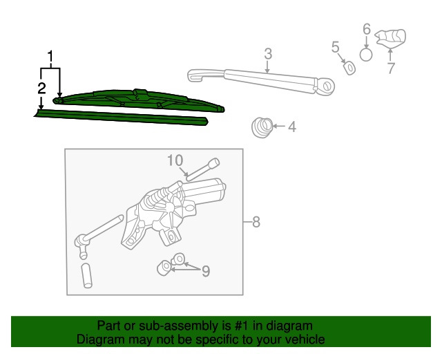 3B9955427 Щетка стеклоочистителя VAG | Запчасти на DRIVE2