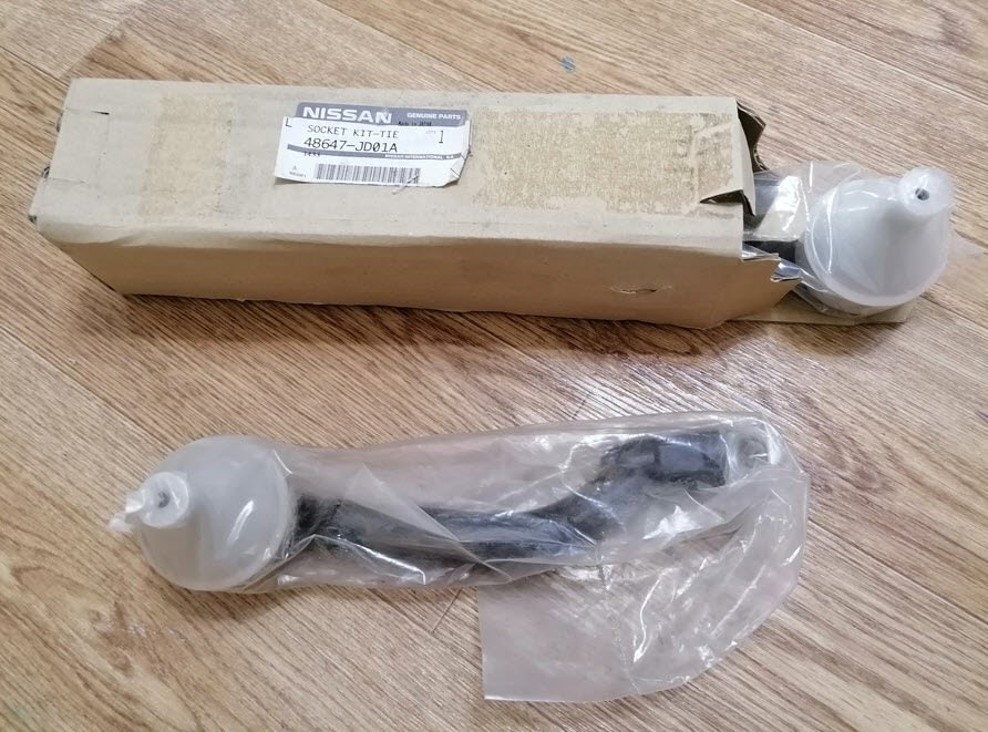 Заменили оба наконечника рулевых тяг — Nissan X-Trail II (t31), 2 л ...