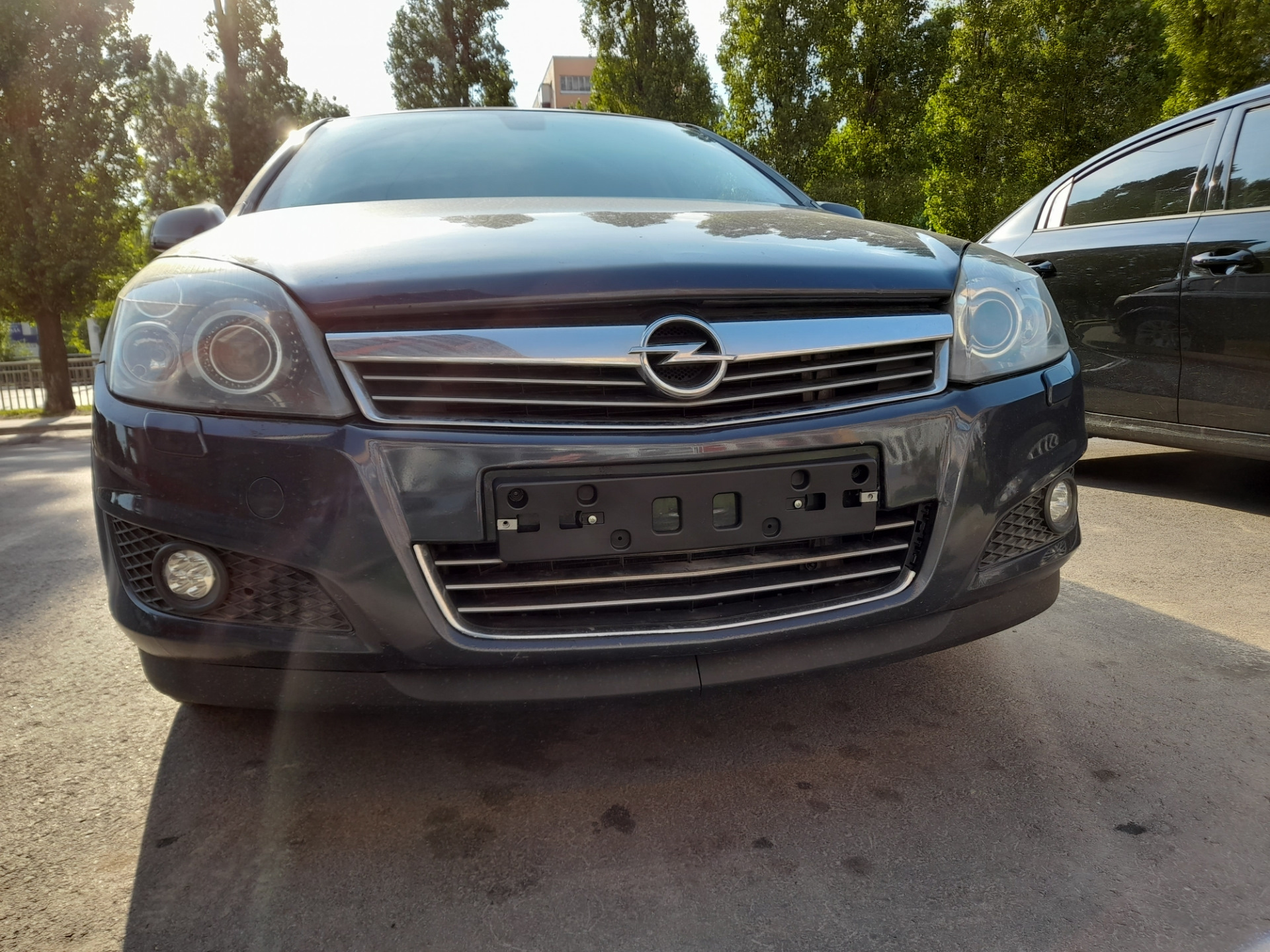 #3 GM Площадка под номерной знак от CRUZE — Opel Astra H, 1,8 л, 2007 ...