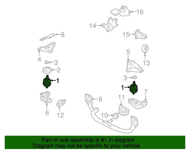 8D0199382L Опора двигателя VAG | Запчасти на DRIVE2