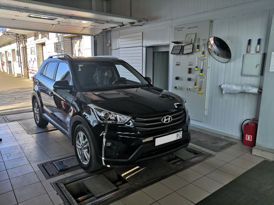 Замена стоек стабилизатора (гарантия). — Hyundai Creta (1G), 1,6 л ...