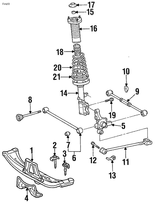 4873020210 Тяга задняя поперечная регулируемая TOYOTA LEXUS | Запчасти ...