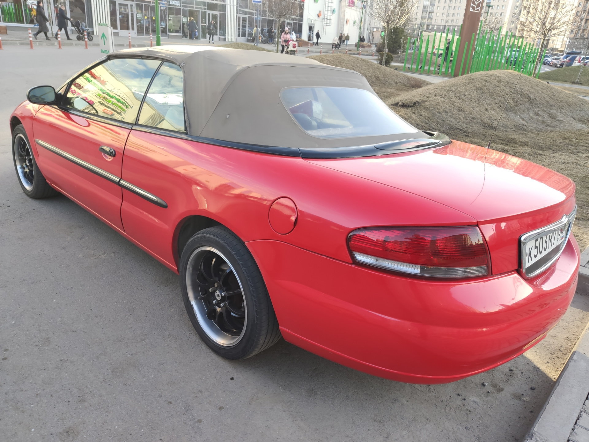 Возможно покрасить мягкую крышу — Chrysler Sebring Ii Convertible 2 4