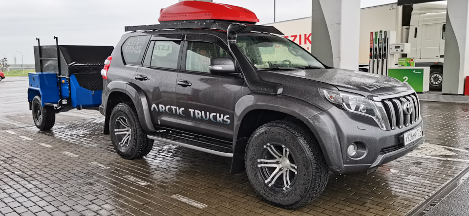 Мой новый прицеп для Арктиктракса — Toyota Land Cruiser Prado 150 ...