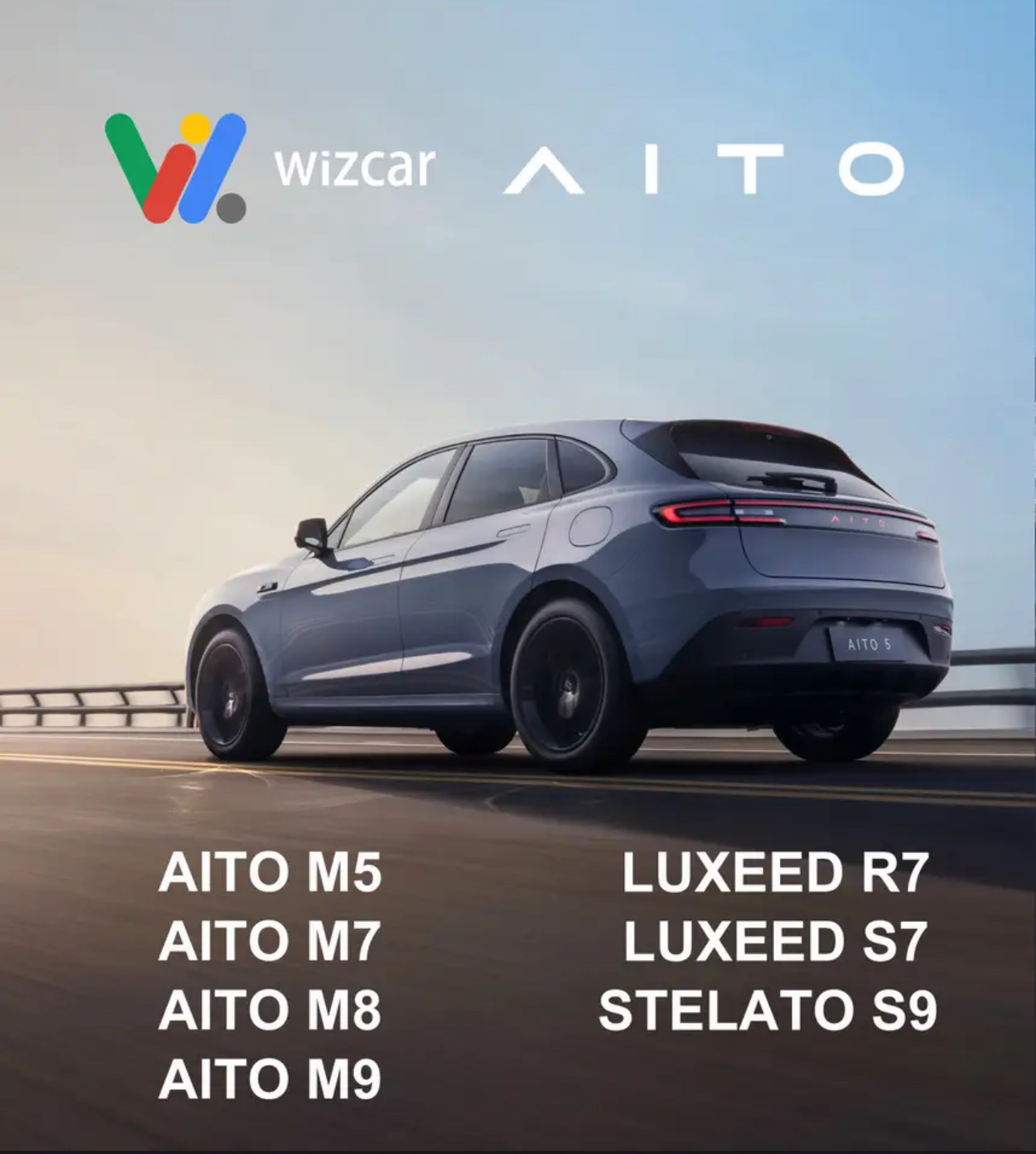 NEW WIZCAR E02: Адаптер HIMA Huawei Harmony в Apple Carplay / Android Auto для AITO, Luxeed ...