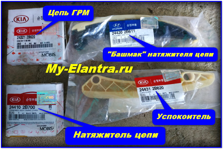 244312B620 Пластиковая направляющая цепи грм KIA HYUNDAI | Запчасти на ...