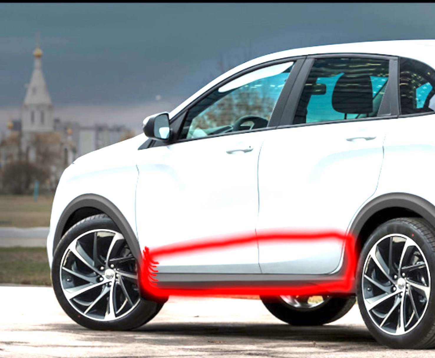 Бывает такой необычный обвес ? — Lada XRAY Cross, 1,6 л, 2019 года | стайлинг | DRIVE2