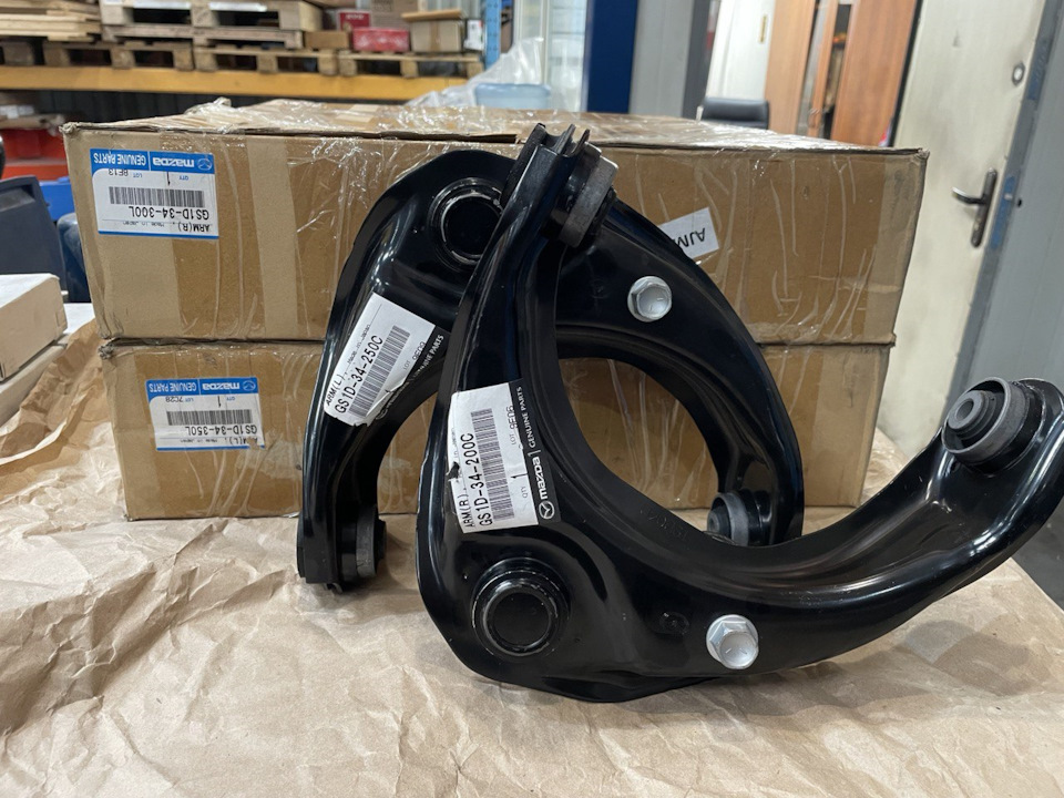 Замена передних рычагов — Mazda 6 (2G) GH, 2 л, 2012 года | визит на ...