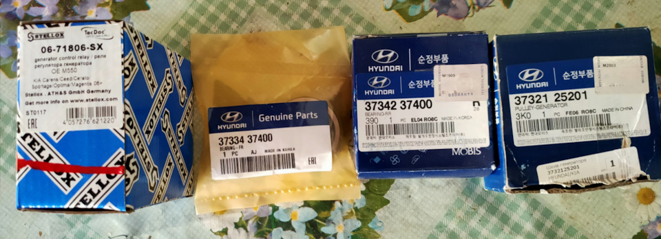 3732125201 Шкив генератора KIA HYUNDAI | Запчасти на DRIVE2