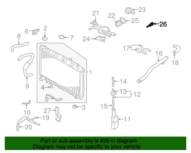 3922023990 Датчик температуры охлаждающей жидкости двигателя KIA ...