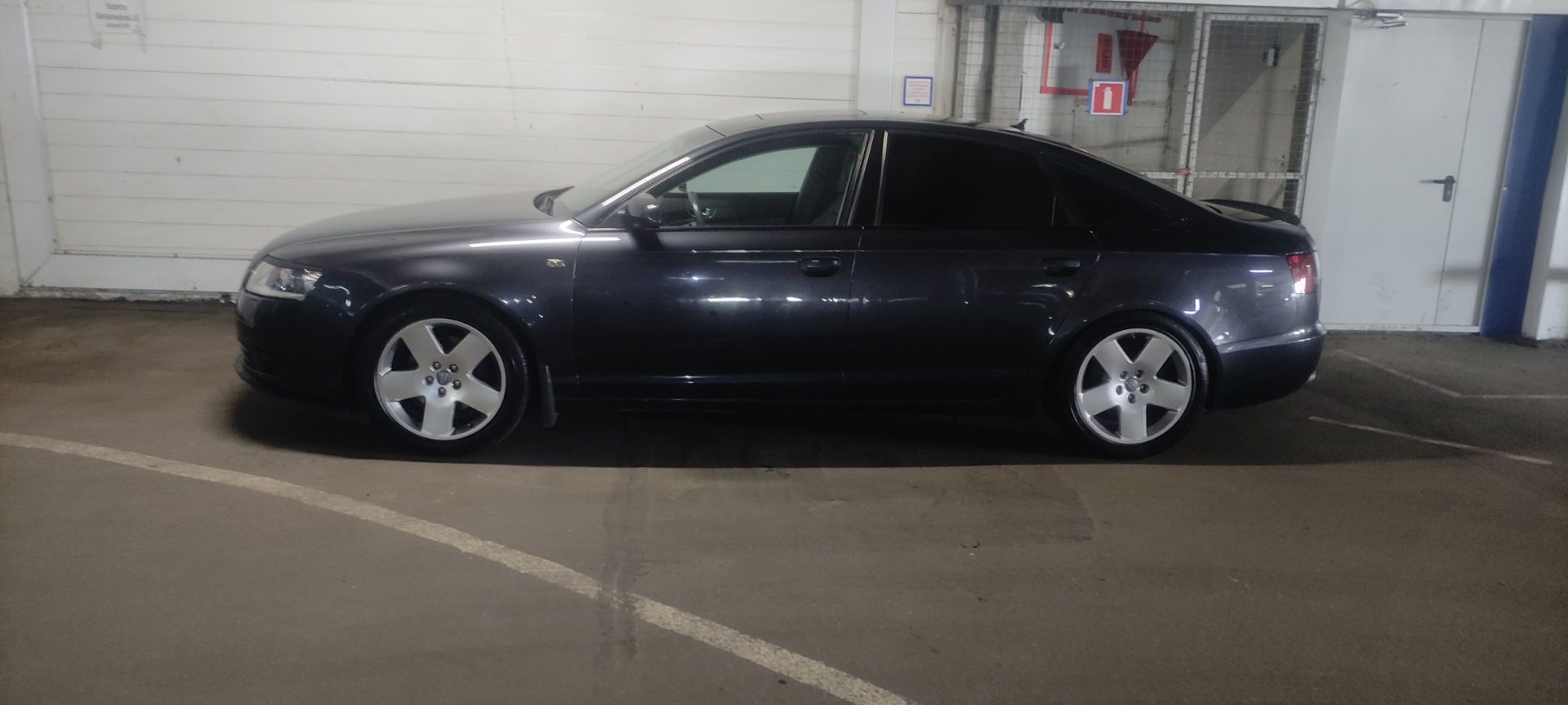 Ronal flat five и Pirelli p zero 255 18 45 — Audi A6 (C6), 3 л, 2005 ...