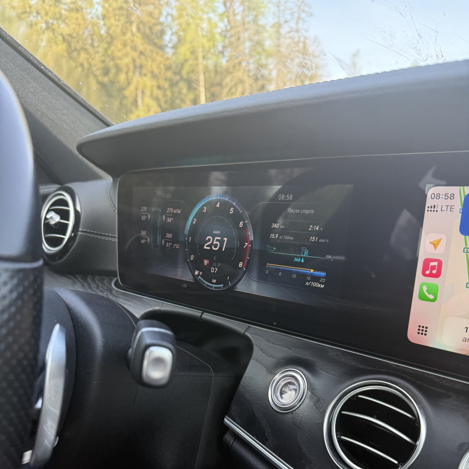 Mercedes Benz E200 W213 — максимум 250 км/ч — Mercedes-Benz E-Class (W213), 2 л, 2019 года ...