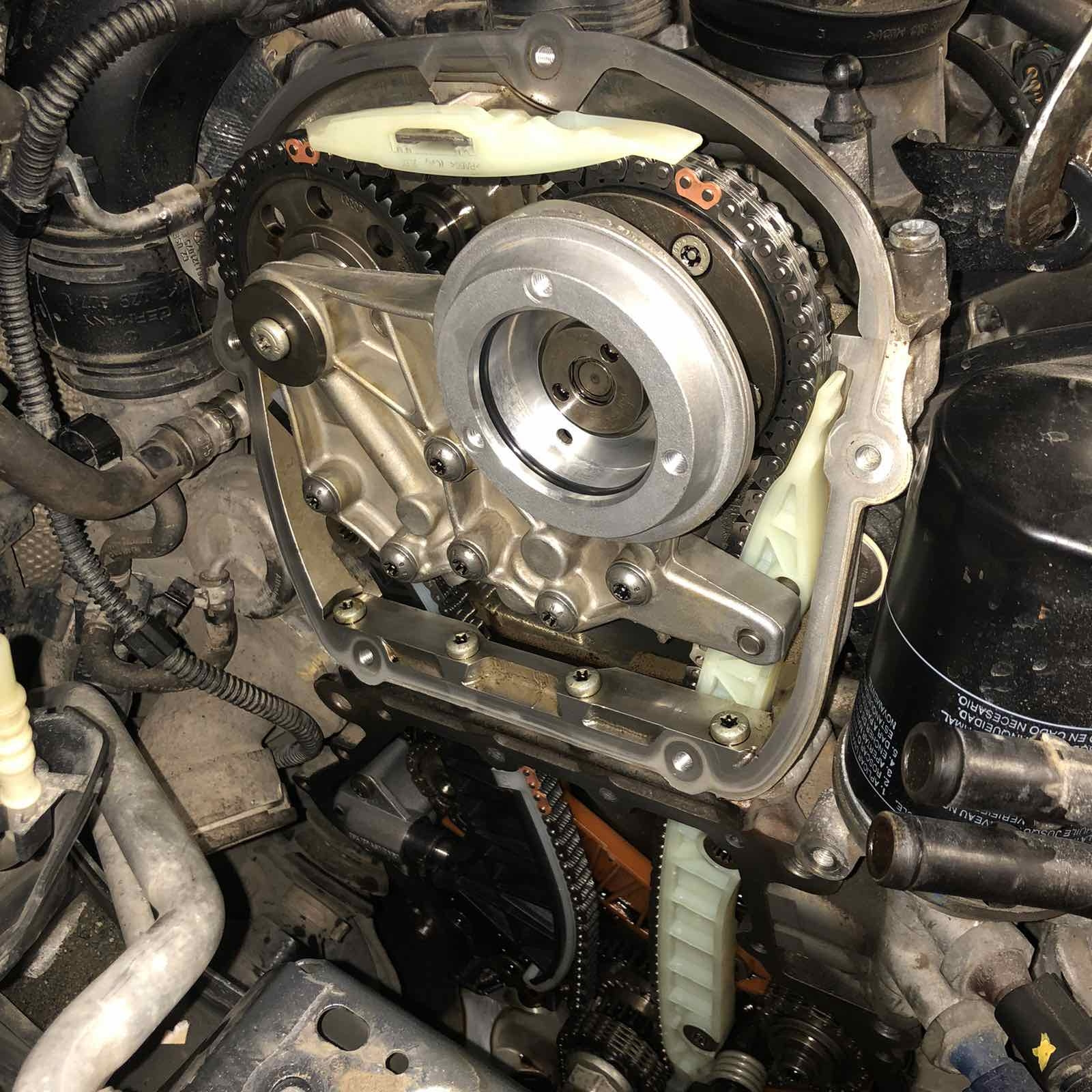 Замена цепи грм — Skoda Yeti, 1,8 л, 2014 года | техосмотр | DRIVE2