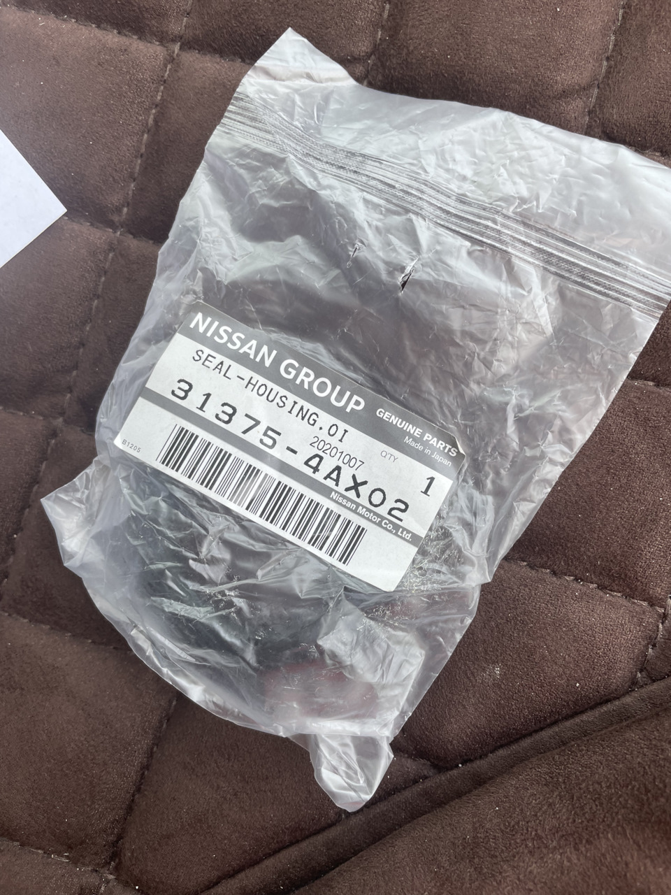 313754AX02 Сальник масляного насоса NISSAN INFINITI | Запчасти на DRIVE2