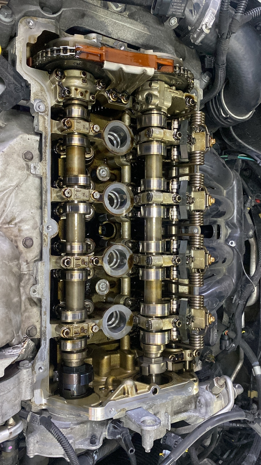 Клапанная крышка: замена — MINI John Cooper Works GP (R56), 1,6 л, 2013 ...