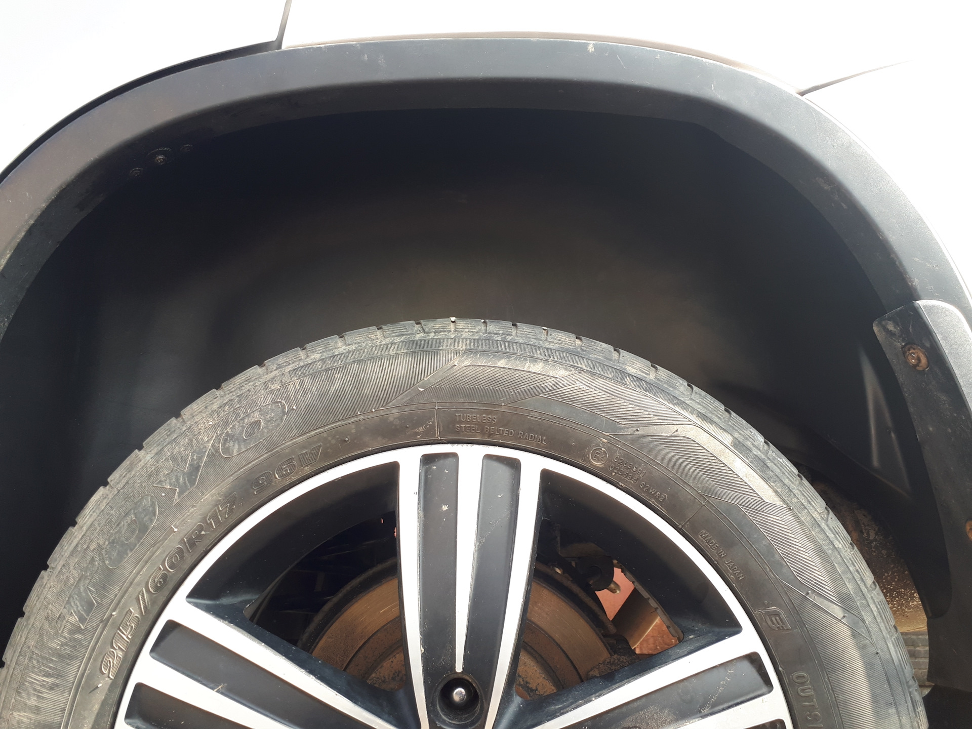 Задние подкрылки т31 — Nissan X-Trail II (t31), 2 л, 2008 года | своими ...