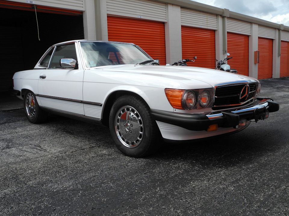 Сутенер в деталях — Mercedes-Benz SL-Class (R107), 5,6 л, 1989 года ...