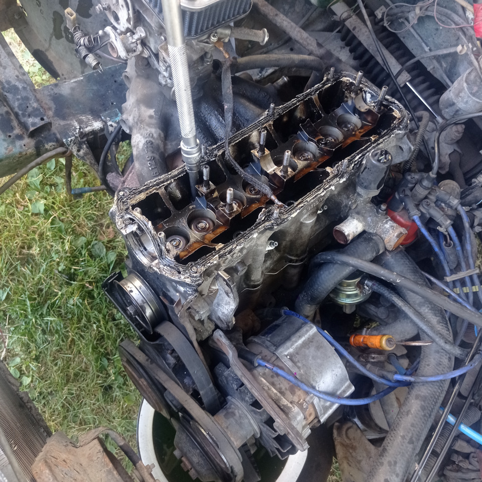 Ремонт двигателя без основных инструментов и динамометрического ключа ...