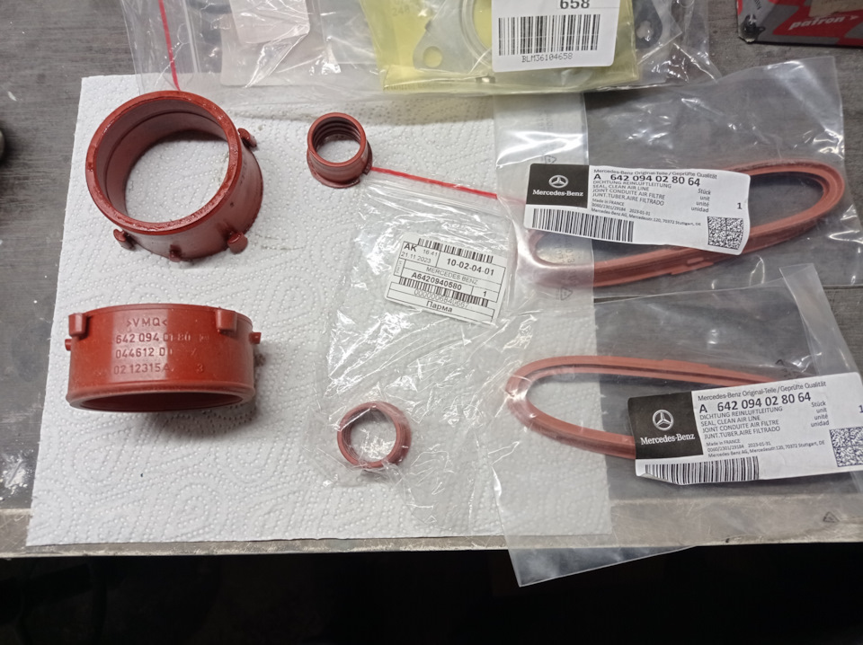 Замена масла и топливного фильтра — Mercedes-Benz M-Class (W166), 3 л ...