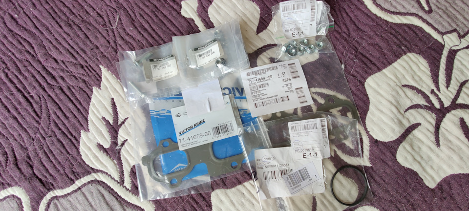 8. Замена охладителя + Замена турбин + Прокладки воздушных патрубков ...