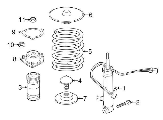 37106875087 Амортизатор Л Зд BMW | Запчасти на DRIVE2