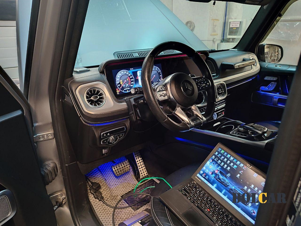 Установка блока клавиш AMG Drive Unit Mercedes G w463 — DOLCAR на DRIVE2