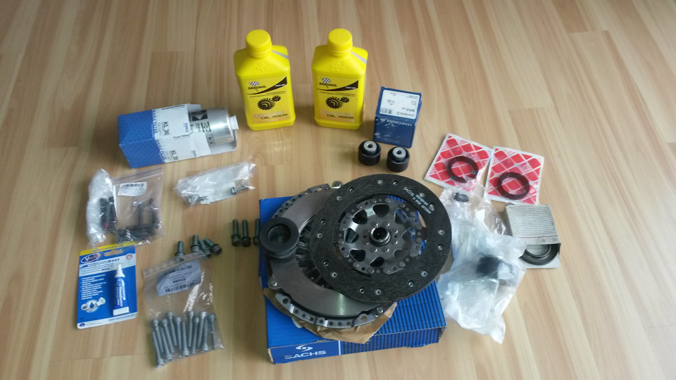 Замена сцепления и редуктора. — Audi A4 Avant (B5), 1,8 л, 2000 года ...